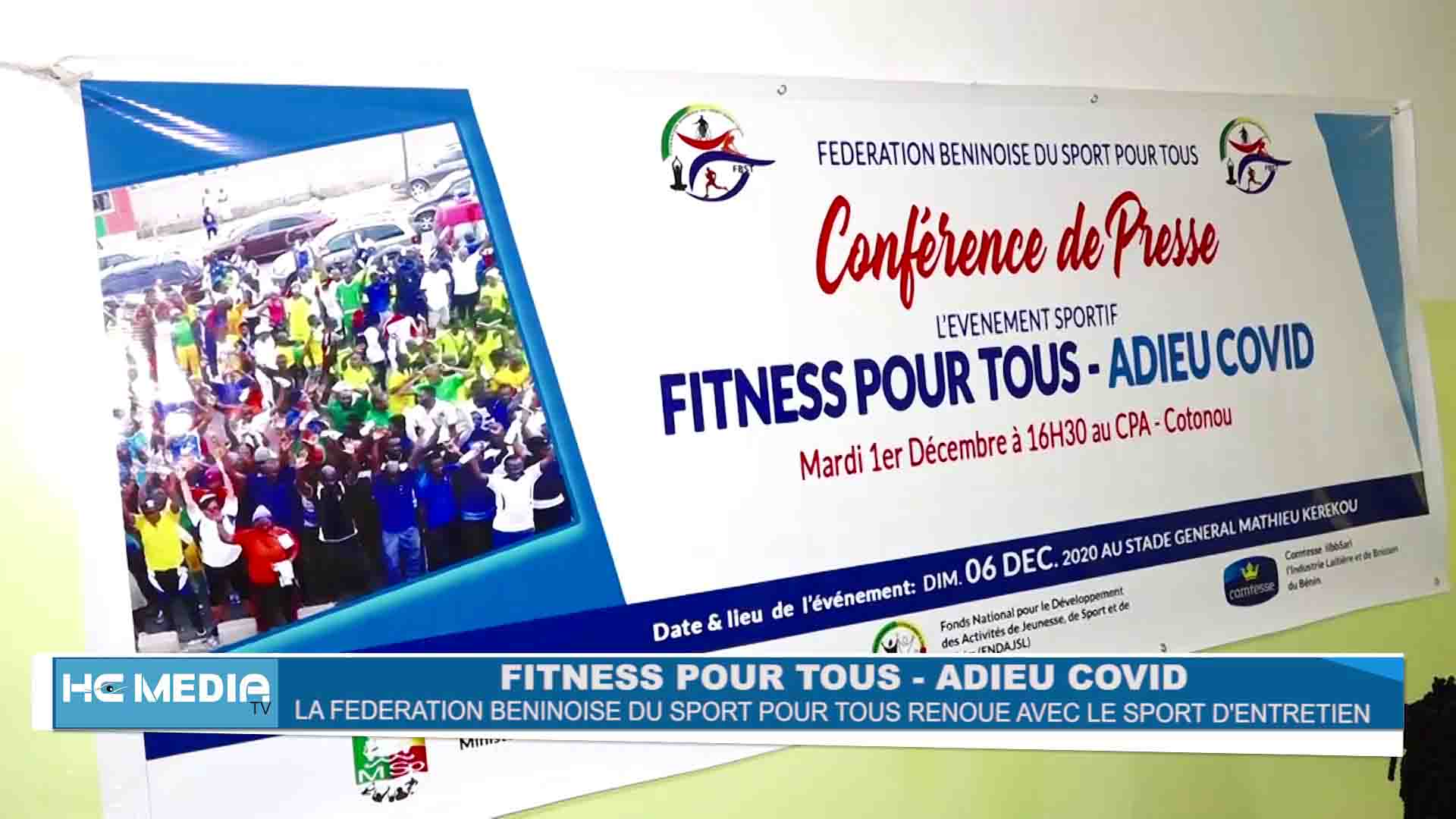 FITNESS POUR TOUS - ADIEU COVID: LA FEDERATION BÉNINOISE DU SPORT POUR ...